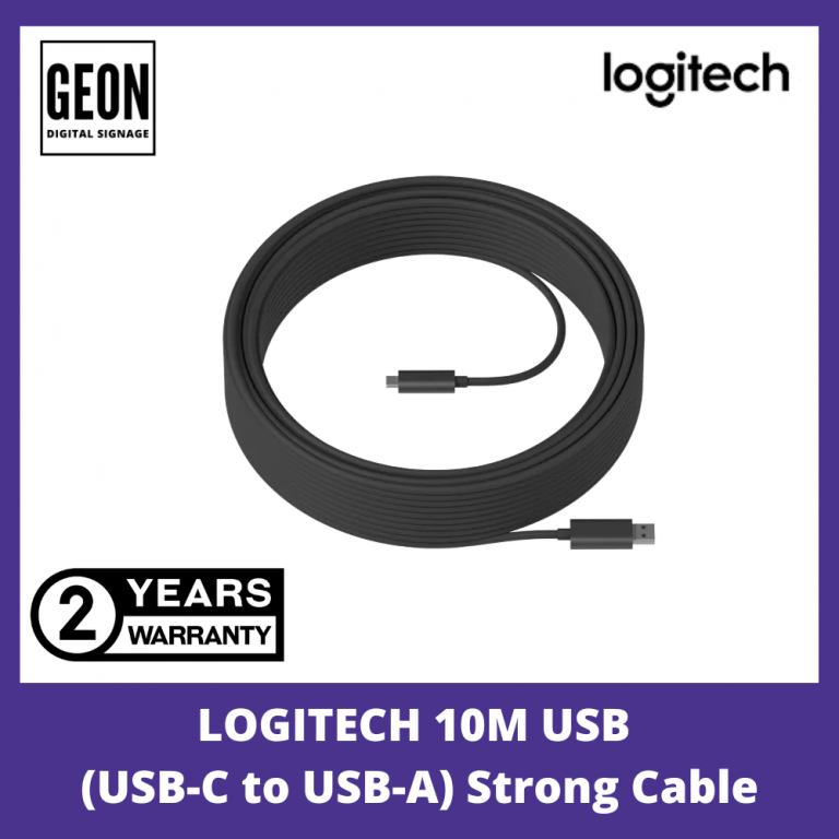 Logitech 10m USB (USB-C to USB-A) Strong Cable – Geon Asia