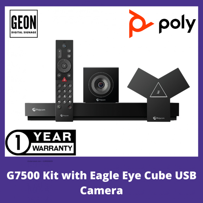 Polycom G7500 4k (Codec + EagleEye Cube USB 5x camera) - Geon Asia