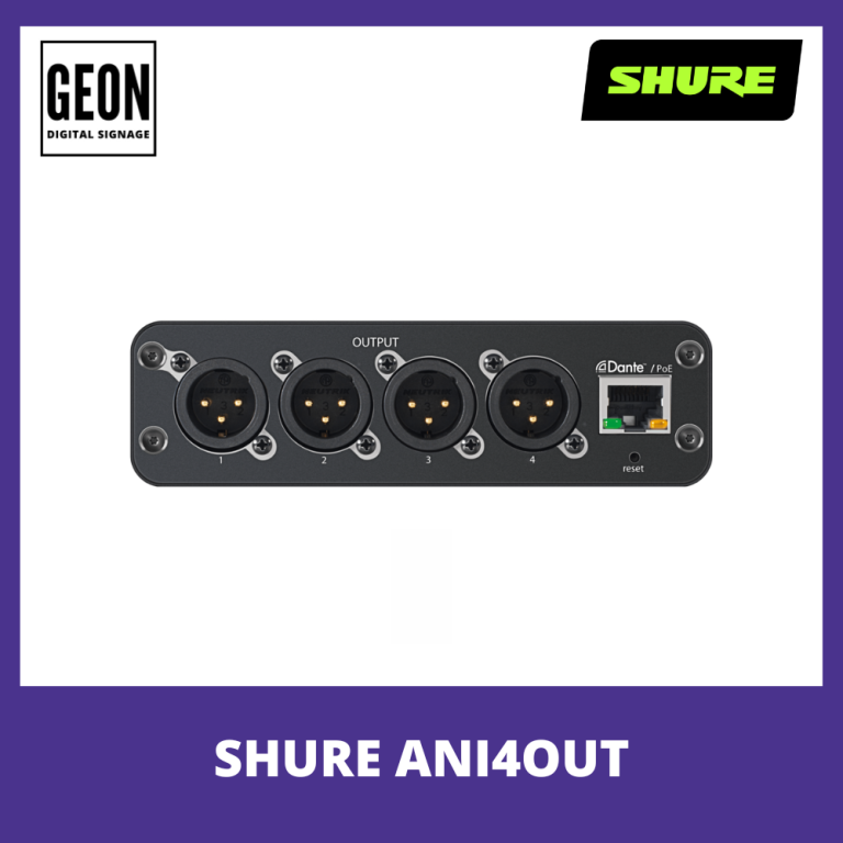 SHURE ANI4OUT Audio Network Interface - Geon Asia