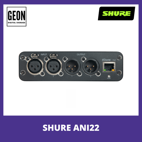 SHURE ANI22 Audio Network Interface – Geon Asia