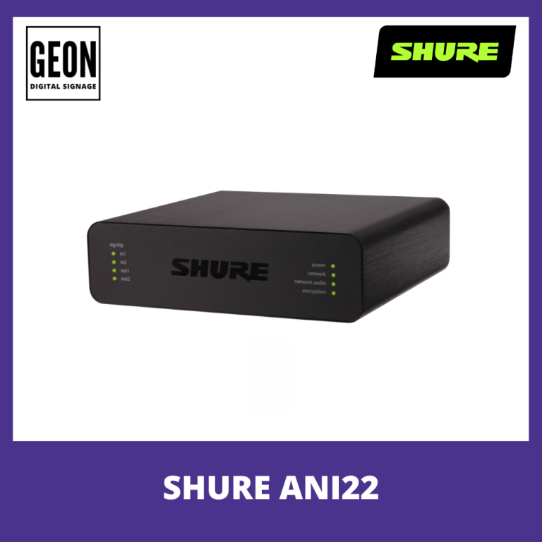 SHURE ANI22 Audio Network Interface – Geon Asia