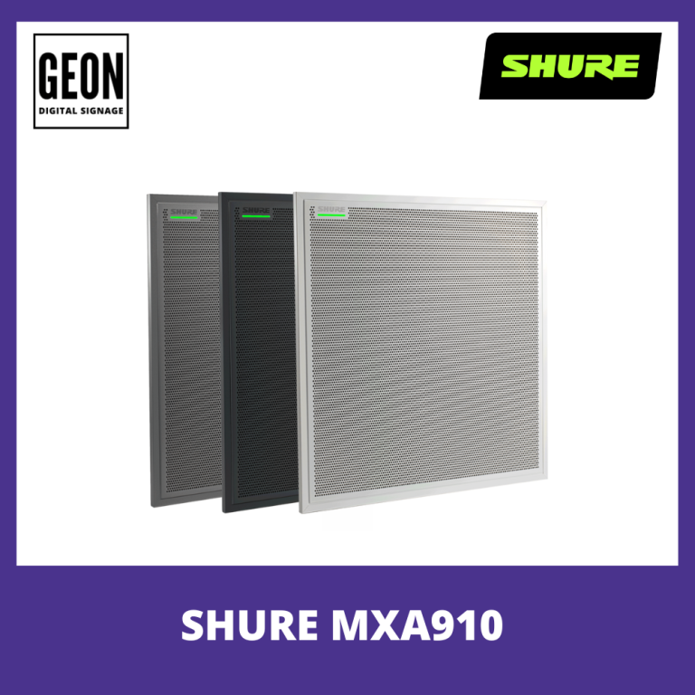 SHURE MXA910 Ceiling Array Microphone – Geon Asia
