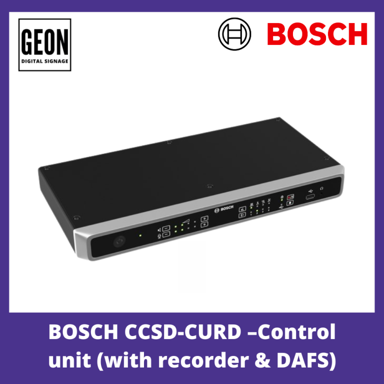 BOSCH CCS 1000D Conference System – Geon Asia