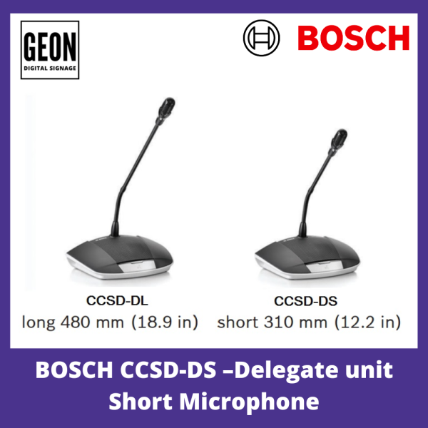 BOSCH CCSD-DS –Delegate unit Short Microphone – Geon Asia