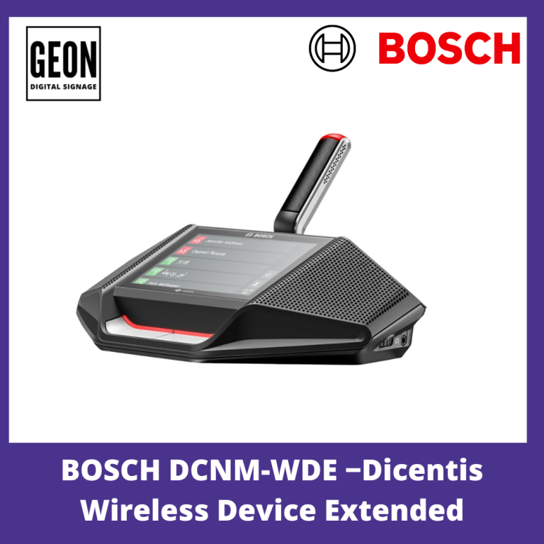 BOSCH DCNM-WDE −Dicentis Wireless Device Extended - Geon Asia