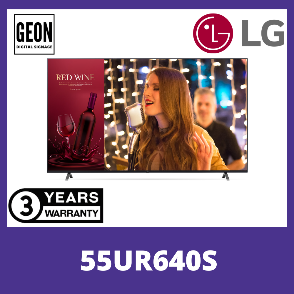 LG 55″ 55UR640S UHD TV Signage - Geon Asia