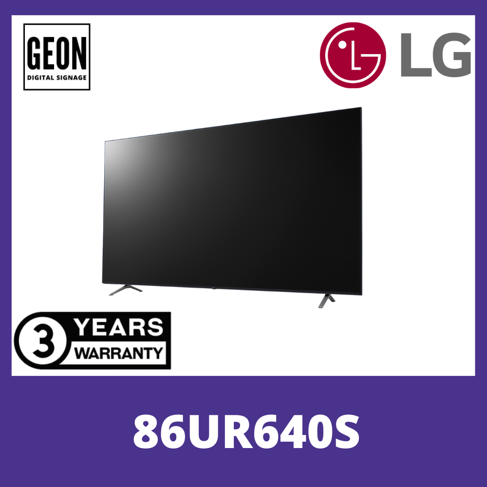 LG 86" 86UR640S UHD TV Signage - Geon Asia