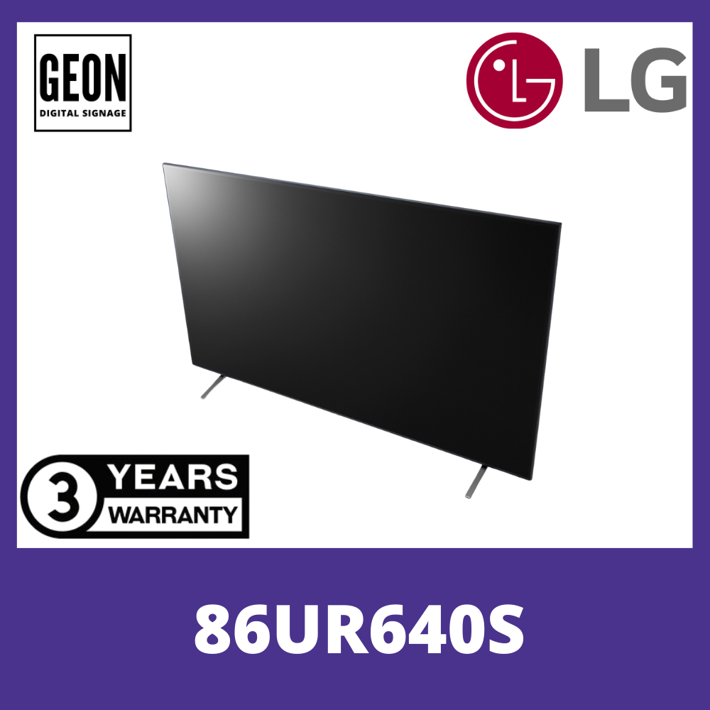 LG 86" 86UR640S UHD TV Signage - Geon Asia