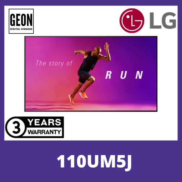 LG 110" 110UM5J UHD Large Screen Signage Display - Geon Asia